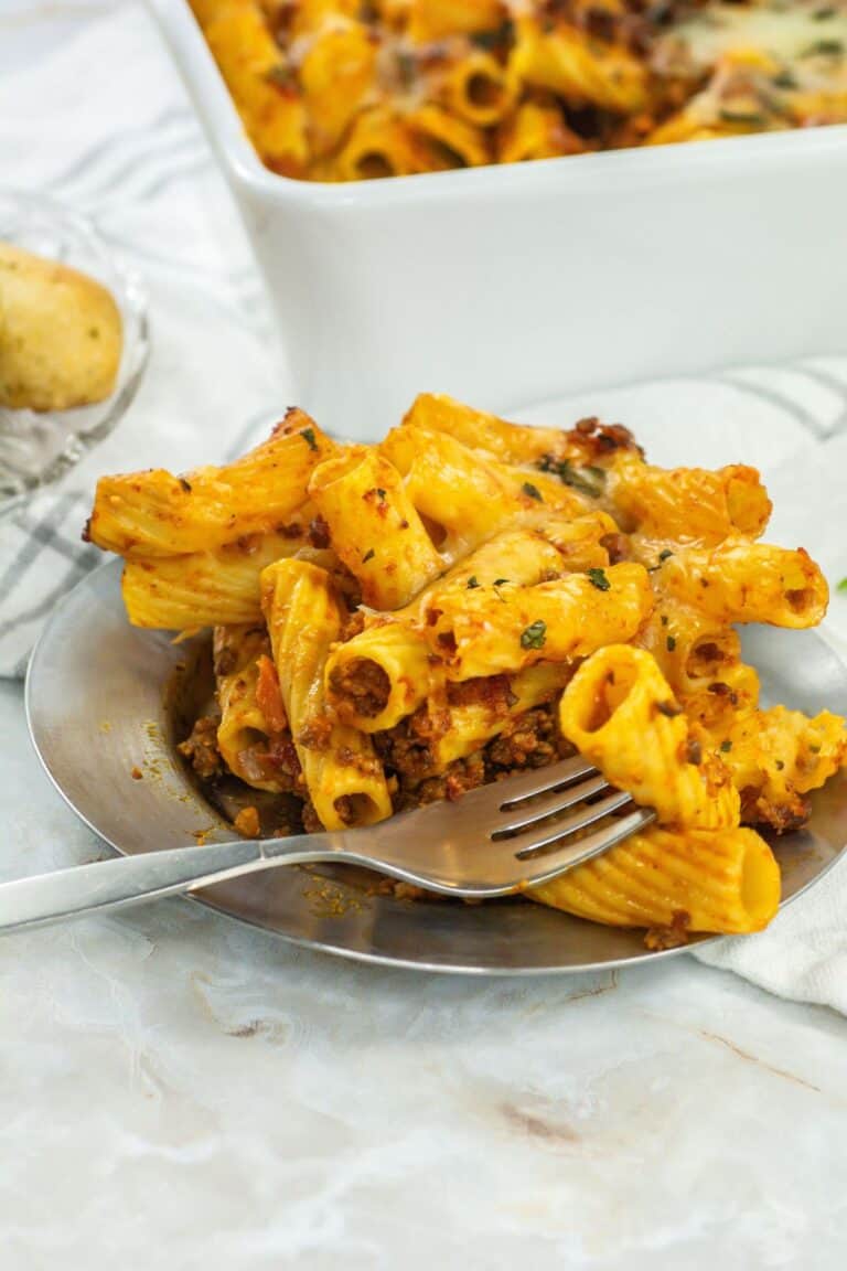 Basic Baked Rigatoni For Quick Weeknight Dinner