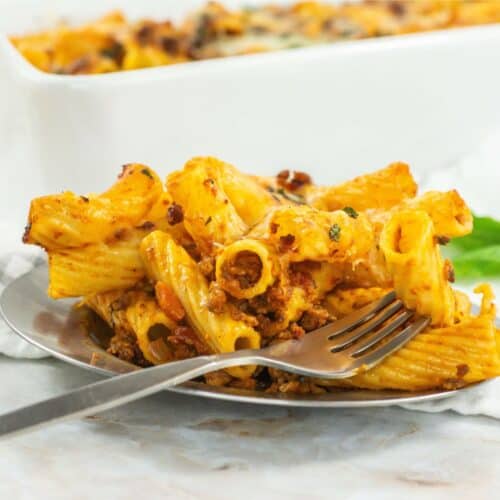 Basic Baked Rigatoni For Quick Weeknight Dinner