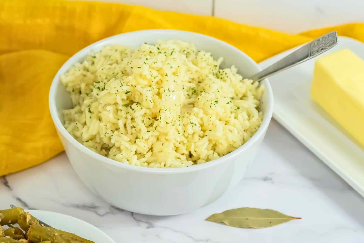Buttered Rice Recipe That Tastes Like Butter!