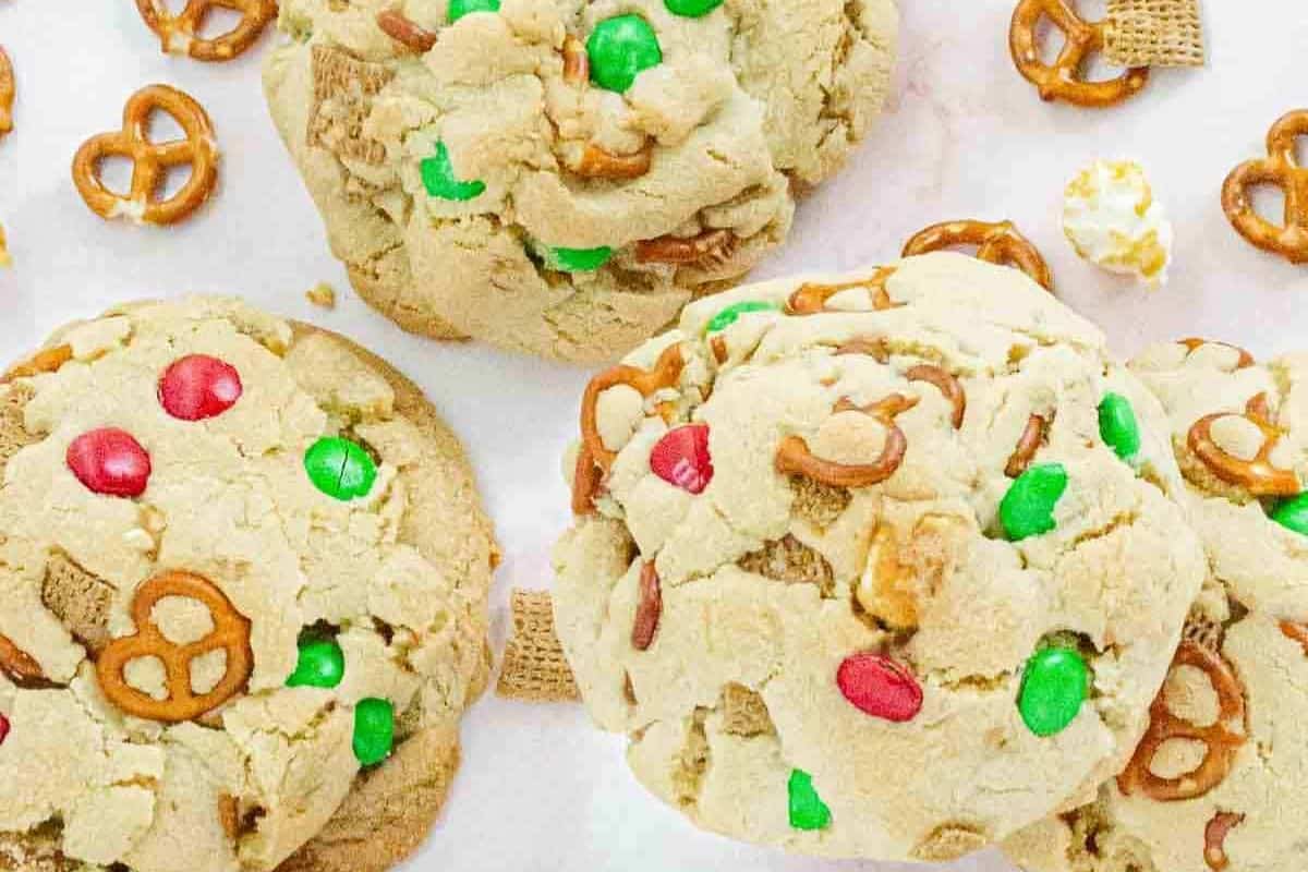 Jumbo Christmas Kitchen Sink Cookie Recipe