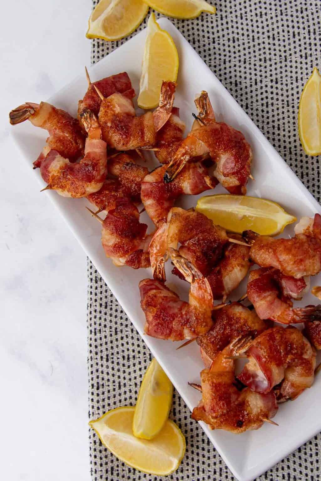 Crispy Bacon Wrapped Shrimp 4 Ingredients