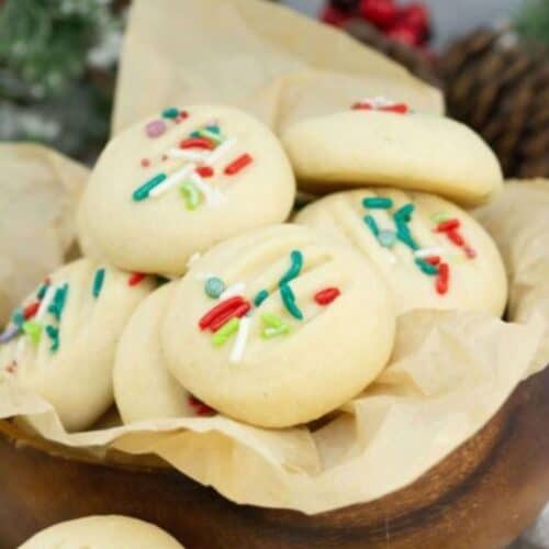 Soft And Buttery Whipped Shortbread Cookies
